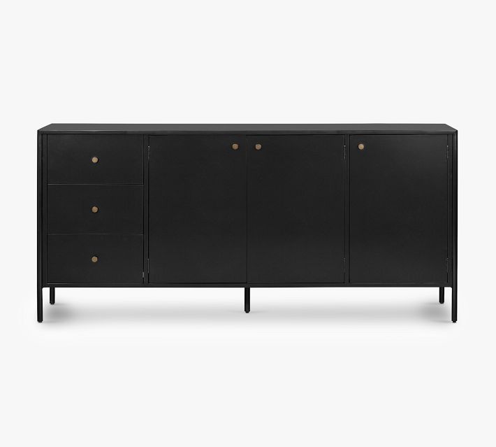 Pottery barn black buffet store