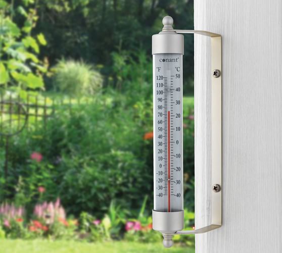 Indoor/Outdoor Wall Thermometer | Pottery Barn