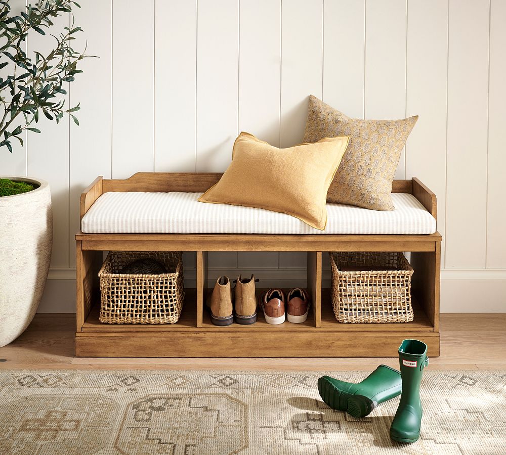 Heritage Farmhouse Entryway Bench | Pottery Barn