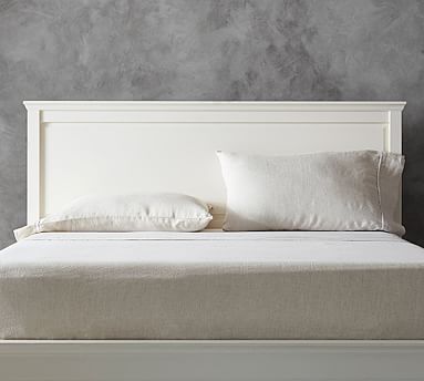 Clara Headboard Sky White Queen Pottery Barn