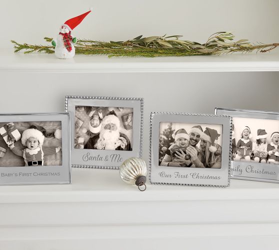 Family Christmas Handcrafted Metal Frames | Pottery Barn