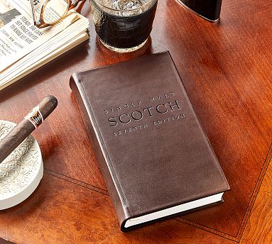 Single Malt Scotch By Michael Jackson Leather-Bound Book | Pottery Barn