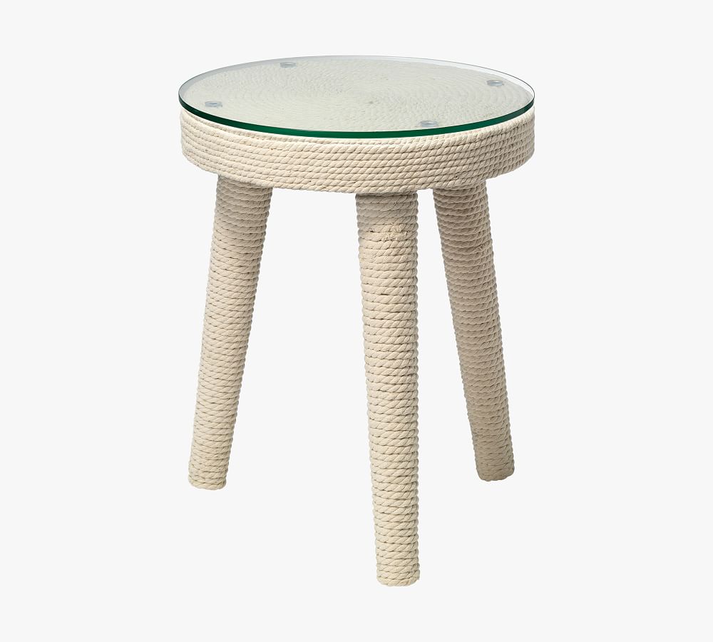 Peters Round Rope Side Table | Pottery Barn