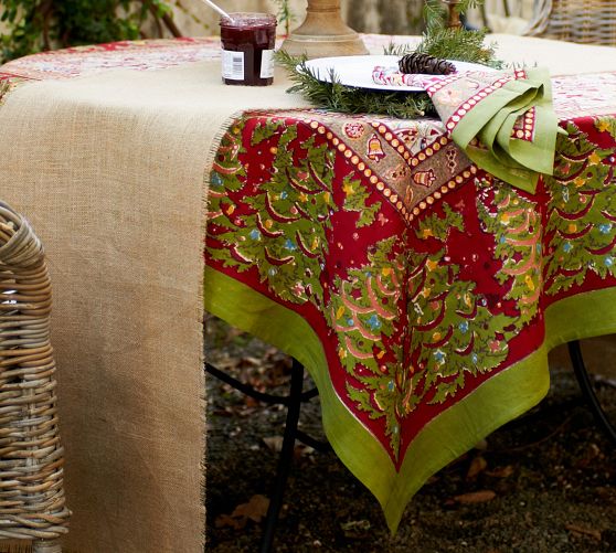 Tablecloths, Table Runners & Table Linens | Pottery Barn