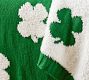 Four Leaf Clover Jacquard Knit Throw | Pottery Barn