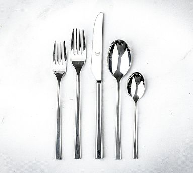 Atena Italian Flatware & Serve Set | Pottery Barn
