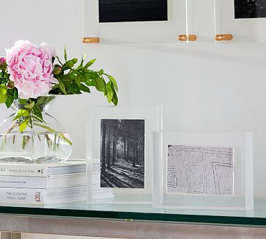 Acrylic Floating Frame with Frosted Sides | Pottery Barn