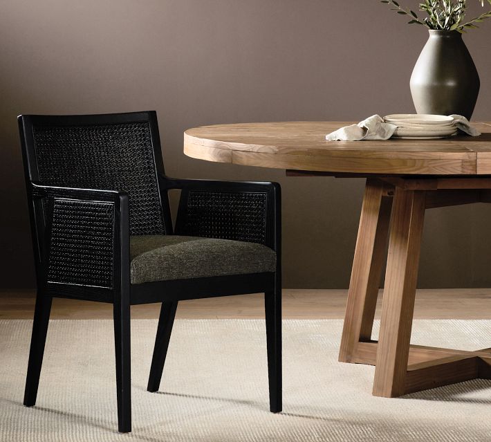 Pottery barn cane dining chair store