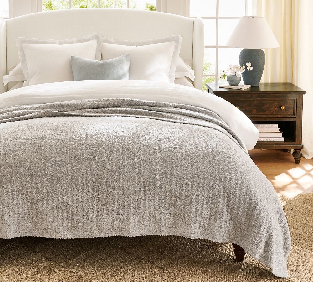 Cozy Ribbed Blanket | Pottery Barn