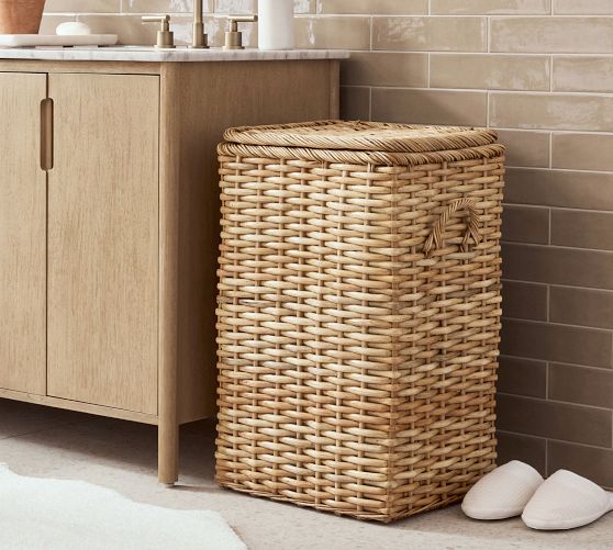 Open Box: Aubrey Handcrafted Hamper | Pottery Barn