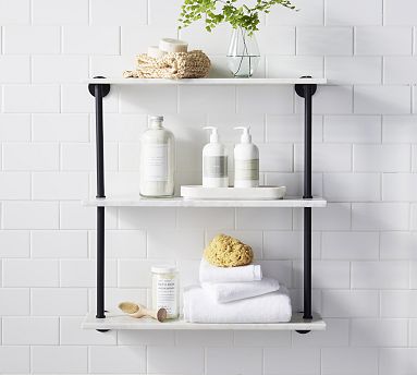 Marble shelves for bathroom store