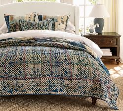 Love Handcrafted Reversible Quilt | Pottery Barn