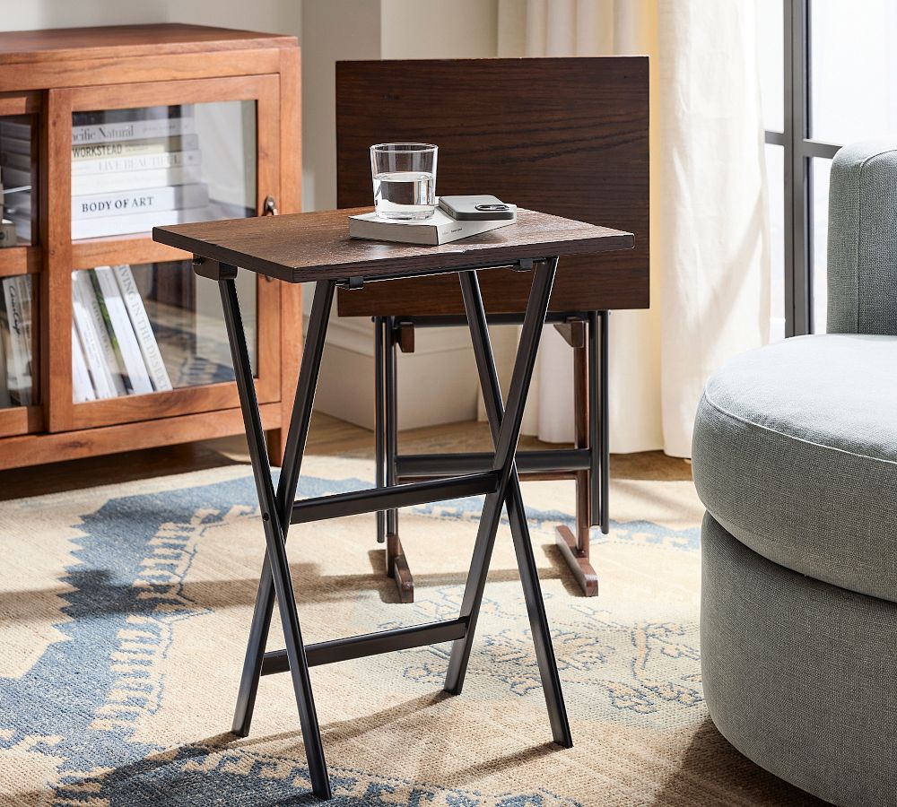 Folding TV Tray Tables, Set of 2 | Pottery Barn