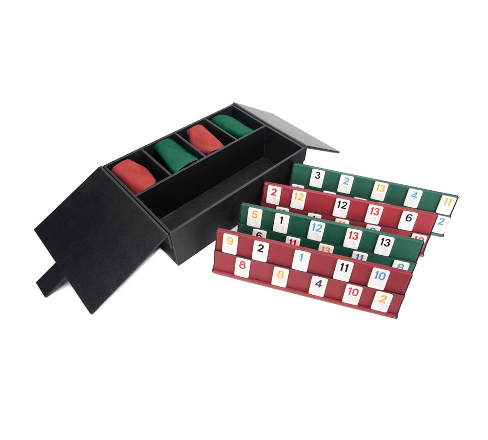 Channing Vegan Leather Rummikub Set | Pottery Barn