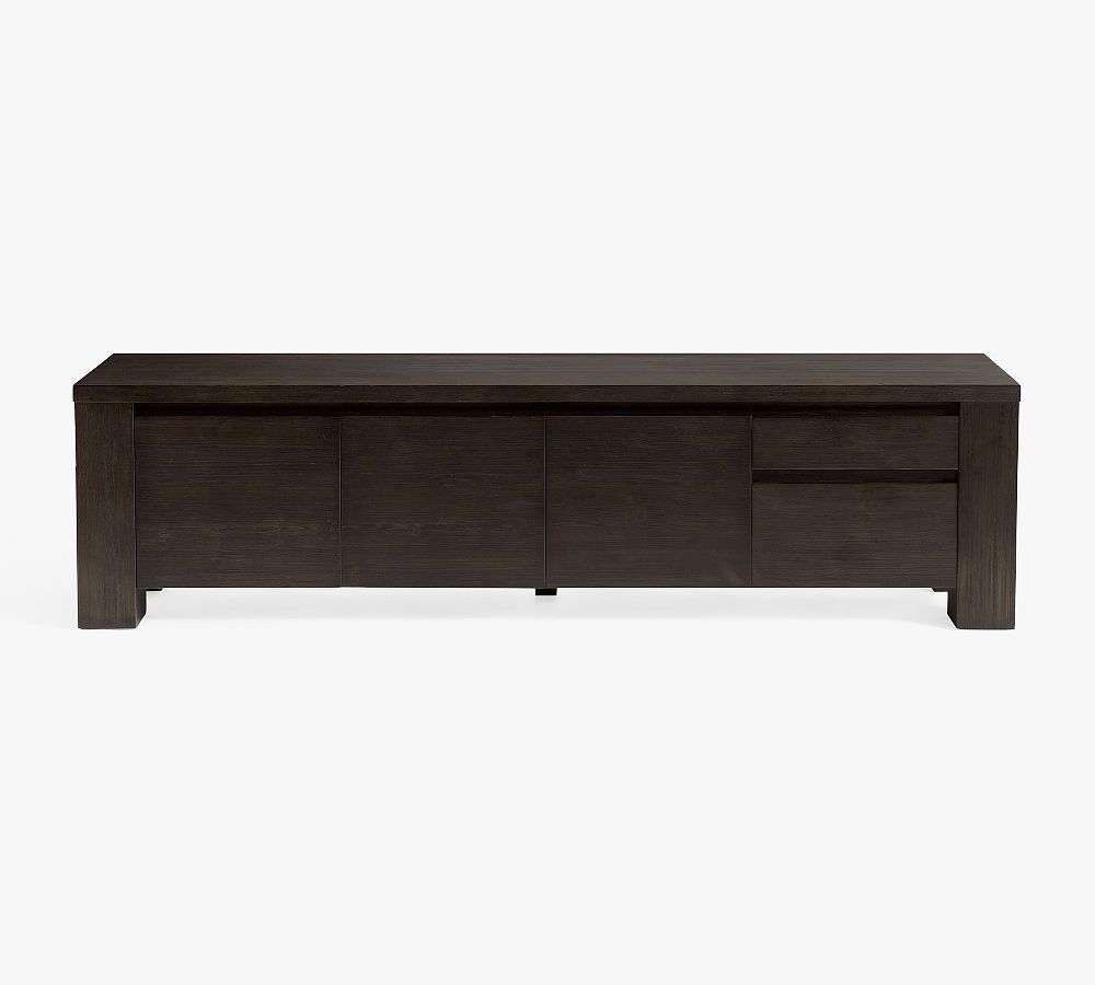 Folsom Low Storage Media Console - Stylish Storage | Pottery Barn