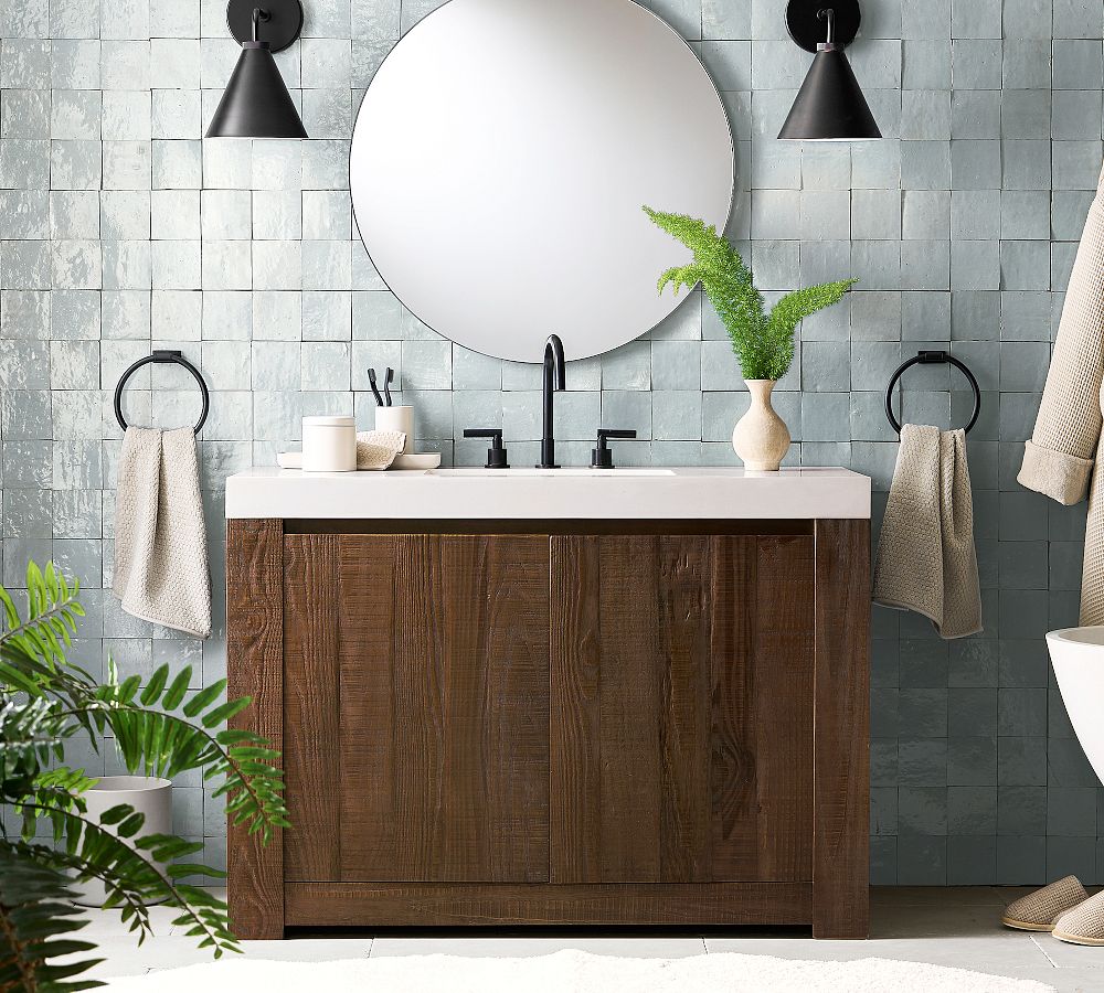 Palisades 46" Single Wide Sink Vanity | Pottery Barn