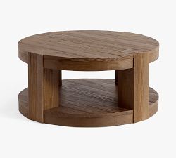 Rockport Round Coffee Table (34"-44") | Pottery Barn