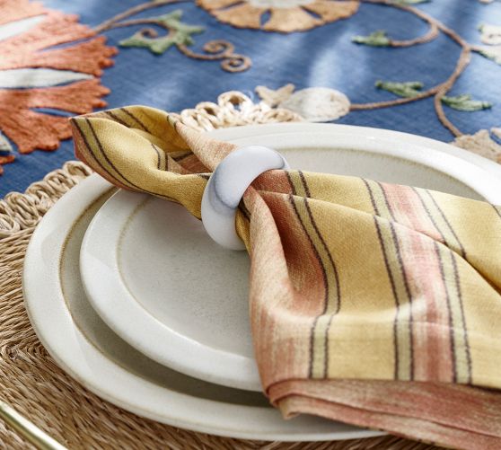 Napkin Rings - Gold, Silver, & Wood Napkin Rings | Pottery Barn