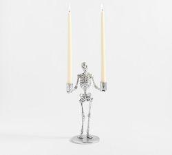 Skeleton Taper Holder | Pottery Barn