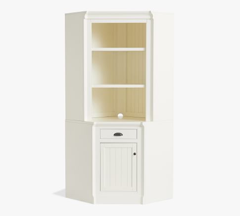 Aubrey Corner Bookcase 49.5 Pottery Barn
