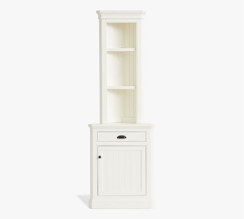 Aubrey Corner Bookcase 28.5 Pottery Barn