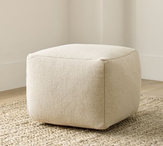 Poufs Pouf Ottomans Floor Pillows Pottery Barn