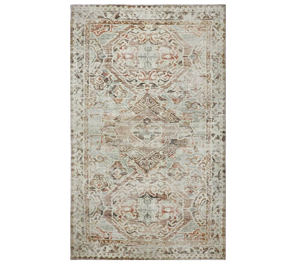 OPEN BOX: Jade Printed Handwoven Rug | Pottery Barn