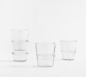 Rope Stacking Drinking Glasses - Stylish Design | Pottery Barn