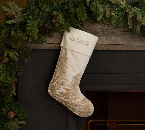 Personalized Christmas Stockings & Holders | Pottery Barn