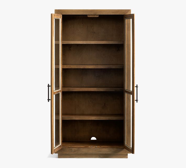 Pottery barn glass cabinet store