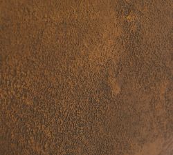 Mission Square Metal Accent Table (14") | Pottery Barn