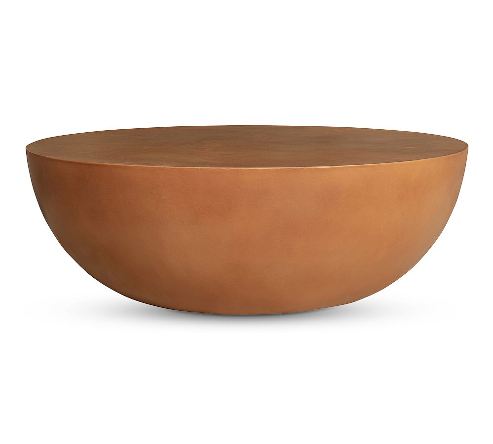 Cadence Concrete Round Outdoor Coffee Table (47") | Pottery Barn