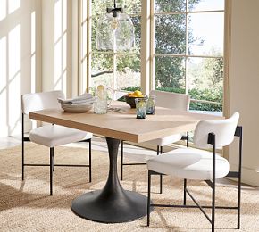 Rectangle Pedestal Dining Table Pottery Barn