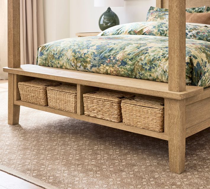 Farmhouse canopy bed king store