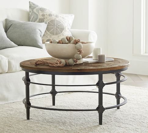 Pottery barn parquet dining table store