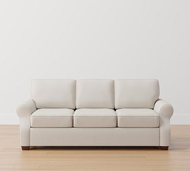 SoMa Fremont Roll Arm Fabric Sofa Pottery Barn