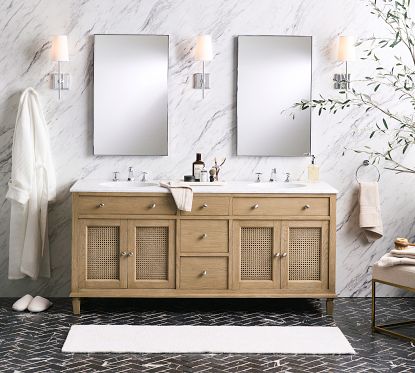 Sausalito 70 Double Sink Vanity Pottery Barn