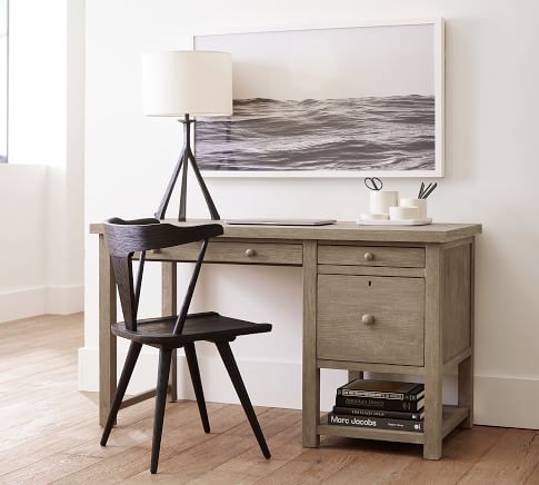 Gray farmhouse desk store