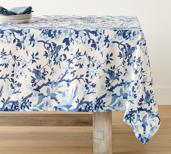 Nola Cotton/Linen Tablecloth | Pottery Barn