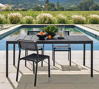 Fiji Metal Rectangular Outdoor Dining Table (72") | Pottery Barn