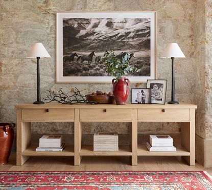 Modern Farmhouse Console Table 90 Pottery Barn