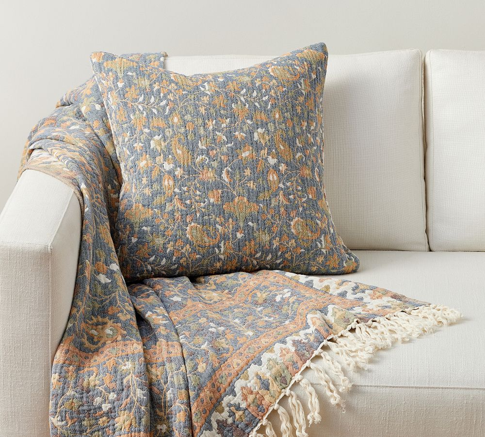 Penelope Jacquard Pillow Cover - Elegant Home Decor | Pottery Barn