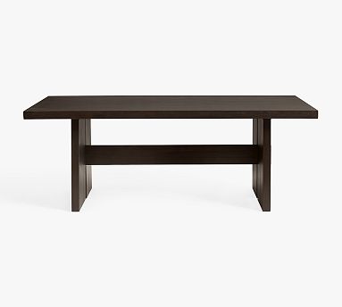 Folsom Slab Base Dining Table (82") | Pottery Barn