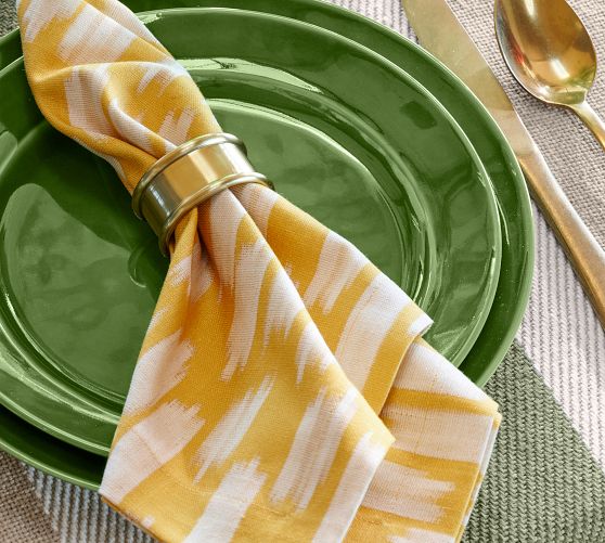 Harrison Napkin Rings - Elegant Set of 4 | Pottery Barn