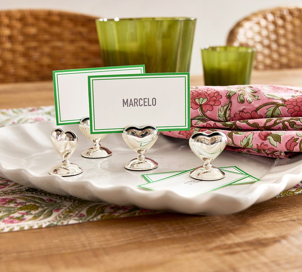 Metal Heart Place Card Holders - Set of 4 | Pottery Barn