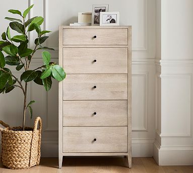 Rylee 5-Drawer Tall Dresser (27") | Pottery Barn
