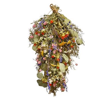 Handmade Dried English Garden Swag | Pottery Barn