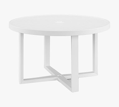 Jagger Metal Round Outdoor Dining Table (50") | Pottery Barn