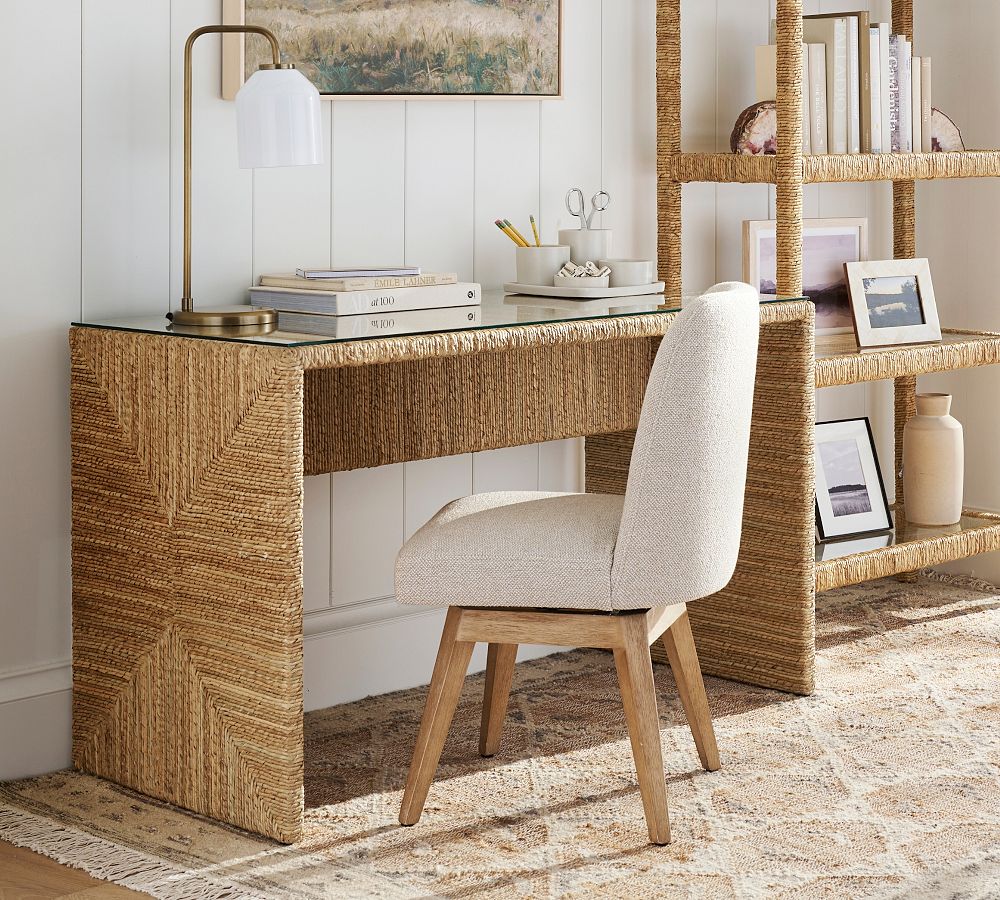 Malibu Glass Top Desk - Stylish Home Office Solution | Pottery Barn