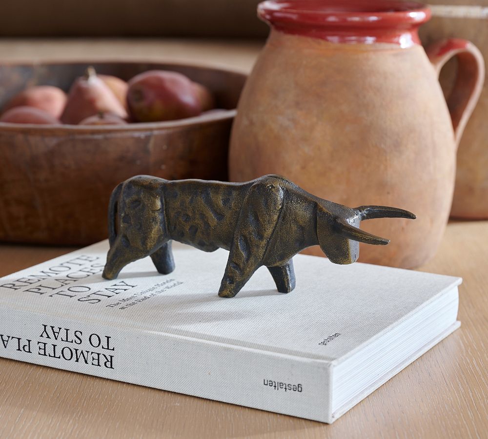 Bull Object - Stylish Home Decor Accent | Pottery Barn